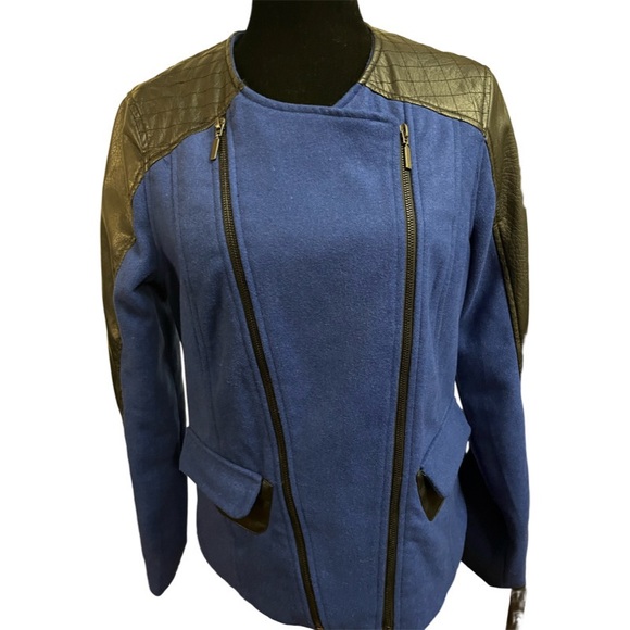 Yoki | Jackets & Coats | Yoki New York Wool Leather Short Jacket | Poshmark